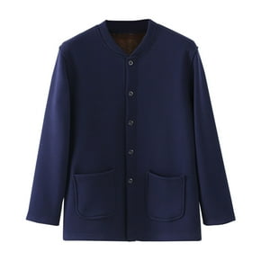 Snap Front Sweatshirt Cardigan