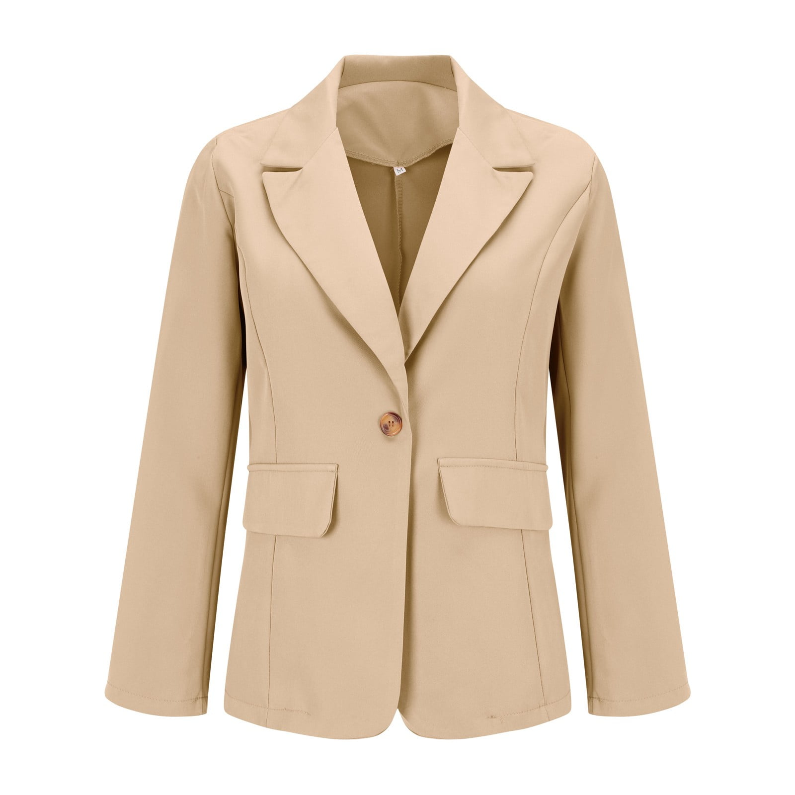 CILENON Women Long Sleeve Blazer Open Front Cardigan Jacket Work office ...