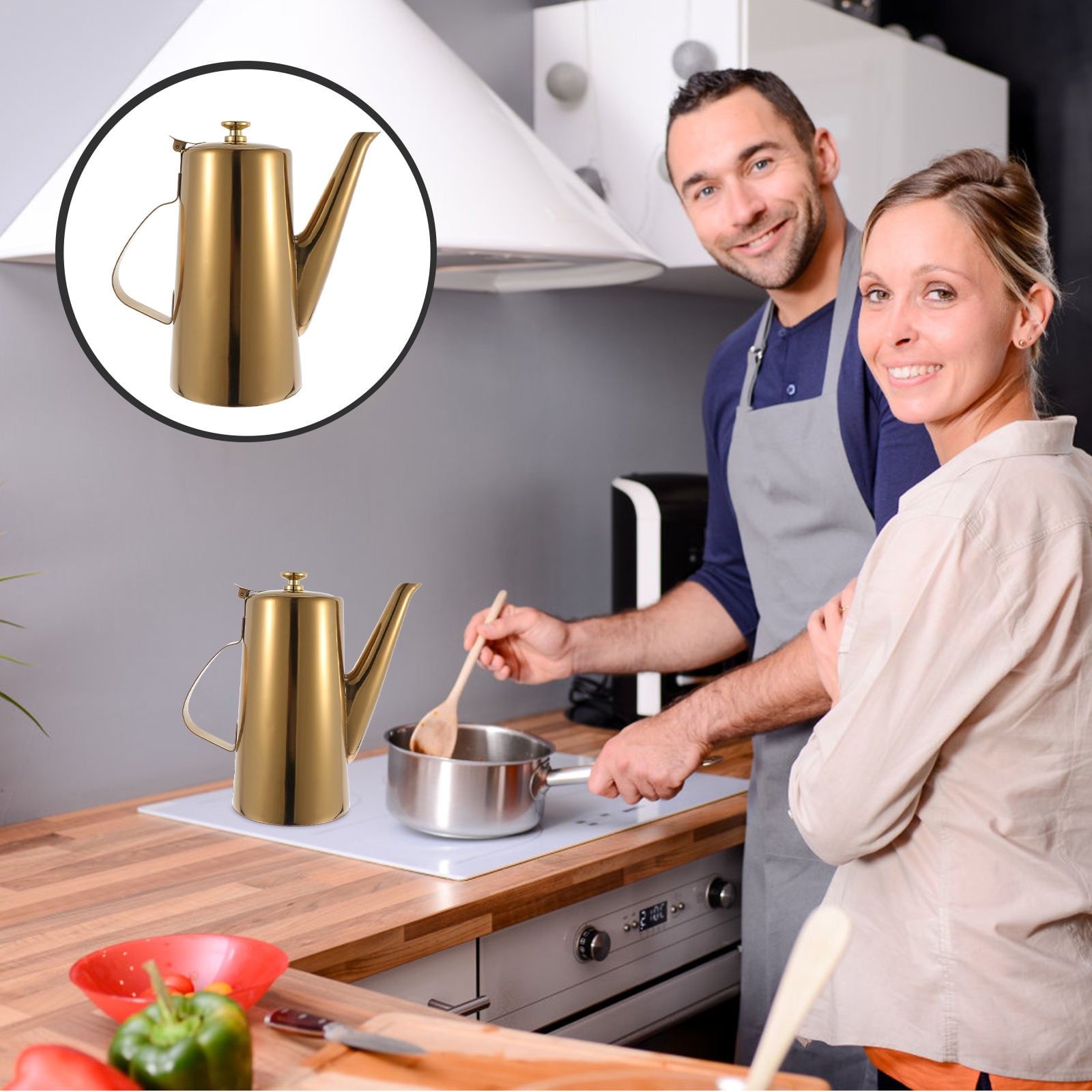 CIMAXIC 1 Pc Oil Storage Container For Bar And Cafe In 20.1X11.4X11.4In ...