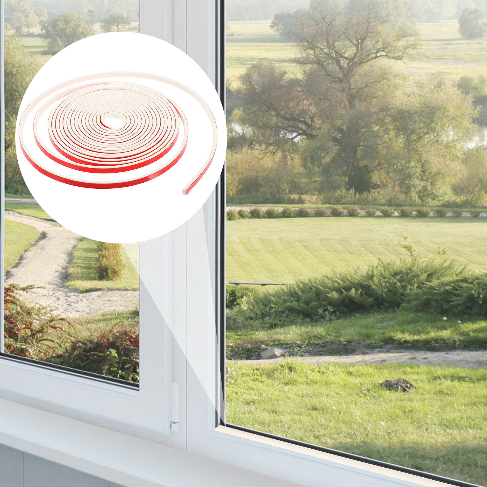 CIMAXIC 1 Roll E-Shaped Silicone Sealing Strip for Sliding Doors ...