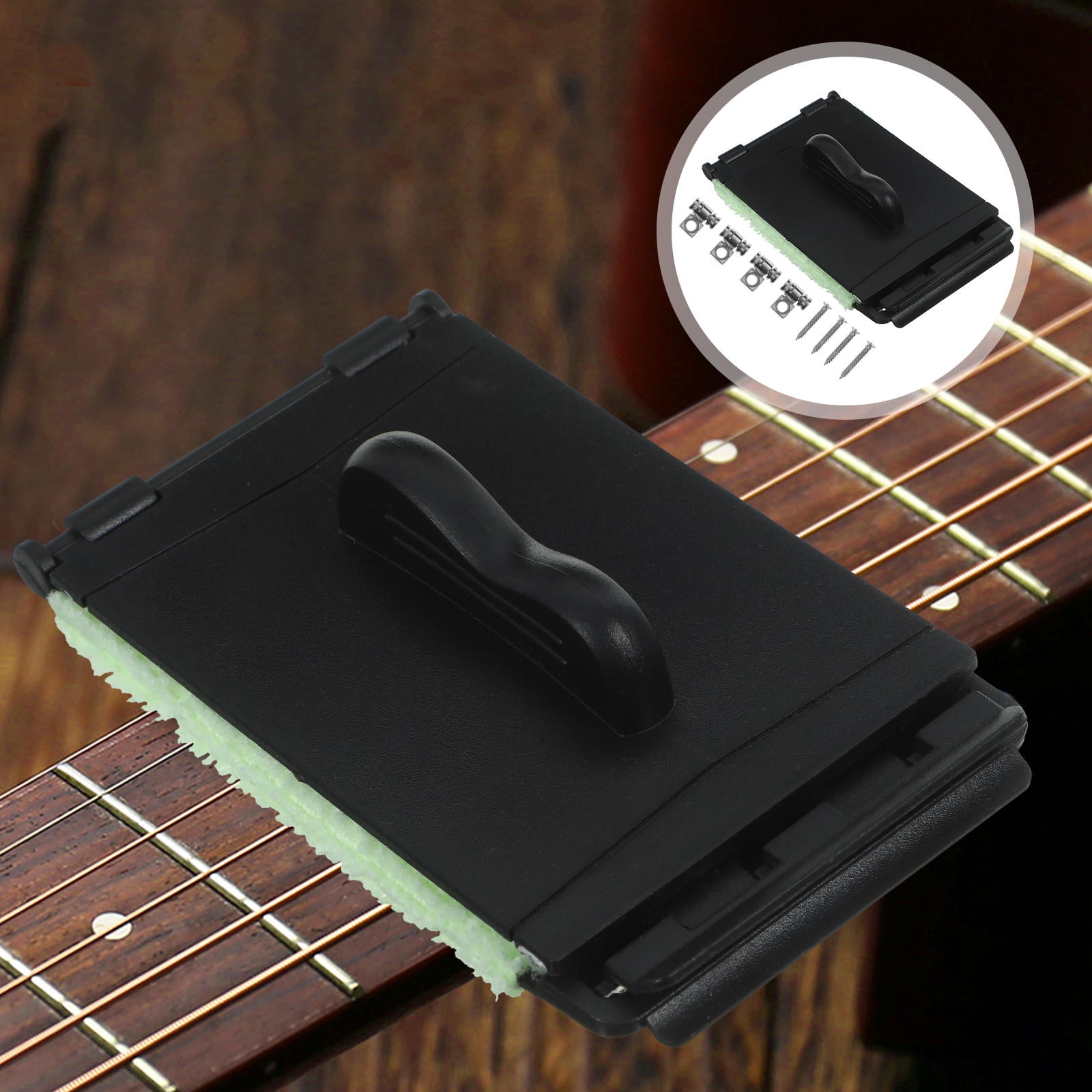 CIMAXIC Guitar Strings Cleaner Eraser Guitar Cleaning Kit Black 1 Set ...