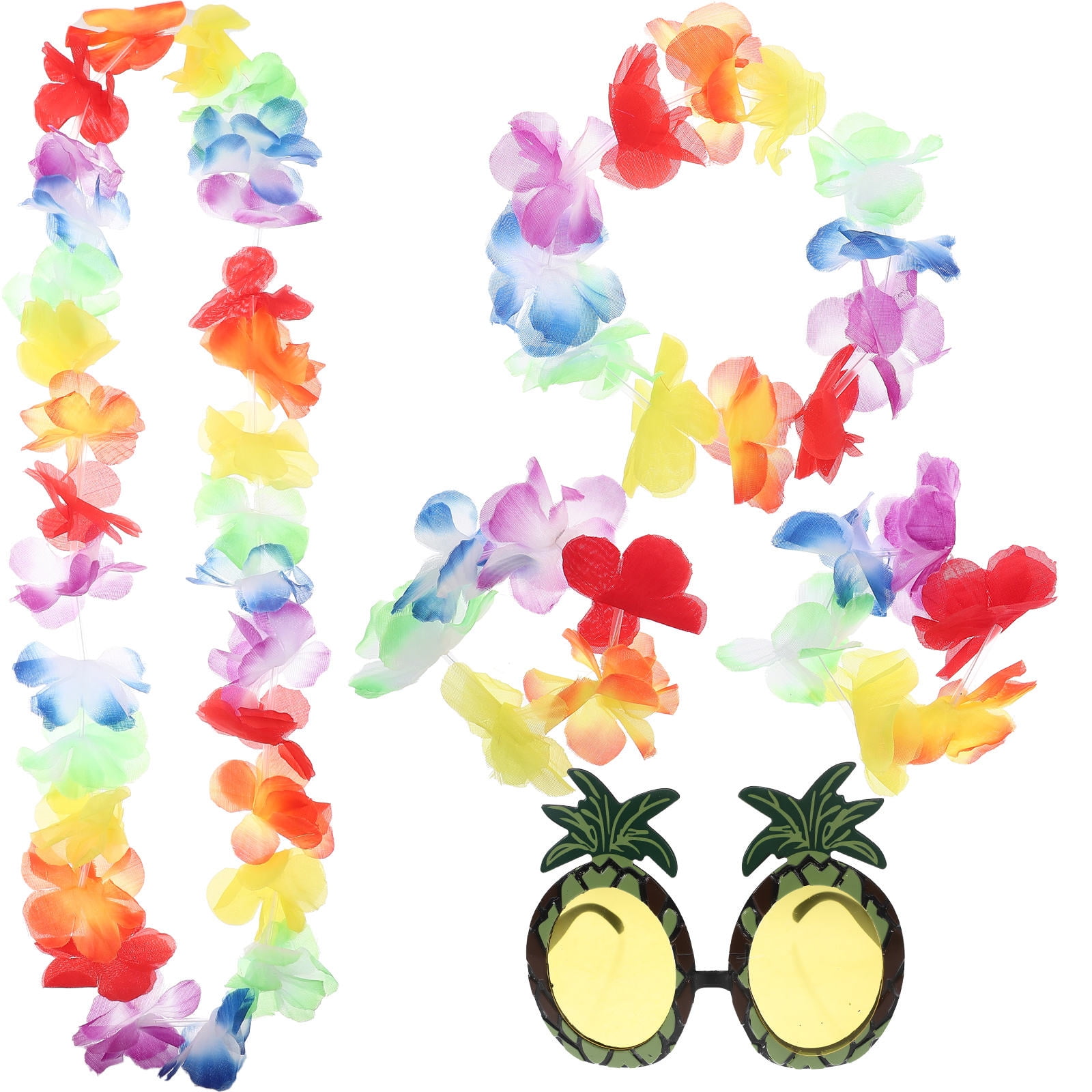 CIMAXIC 1 Set Luau Party Supplies Assorted Color Tropical Style Plastic Eyewear For Luau Party 5 ...