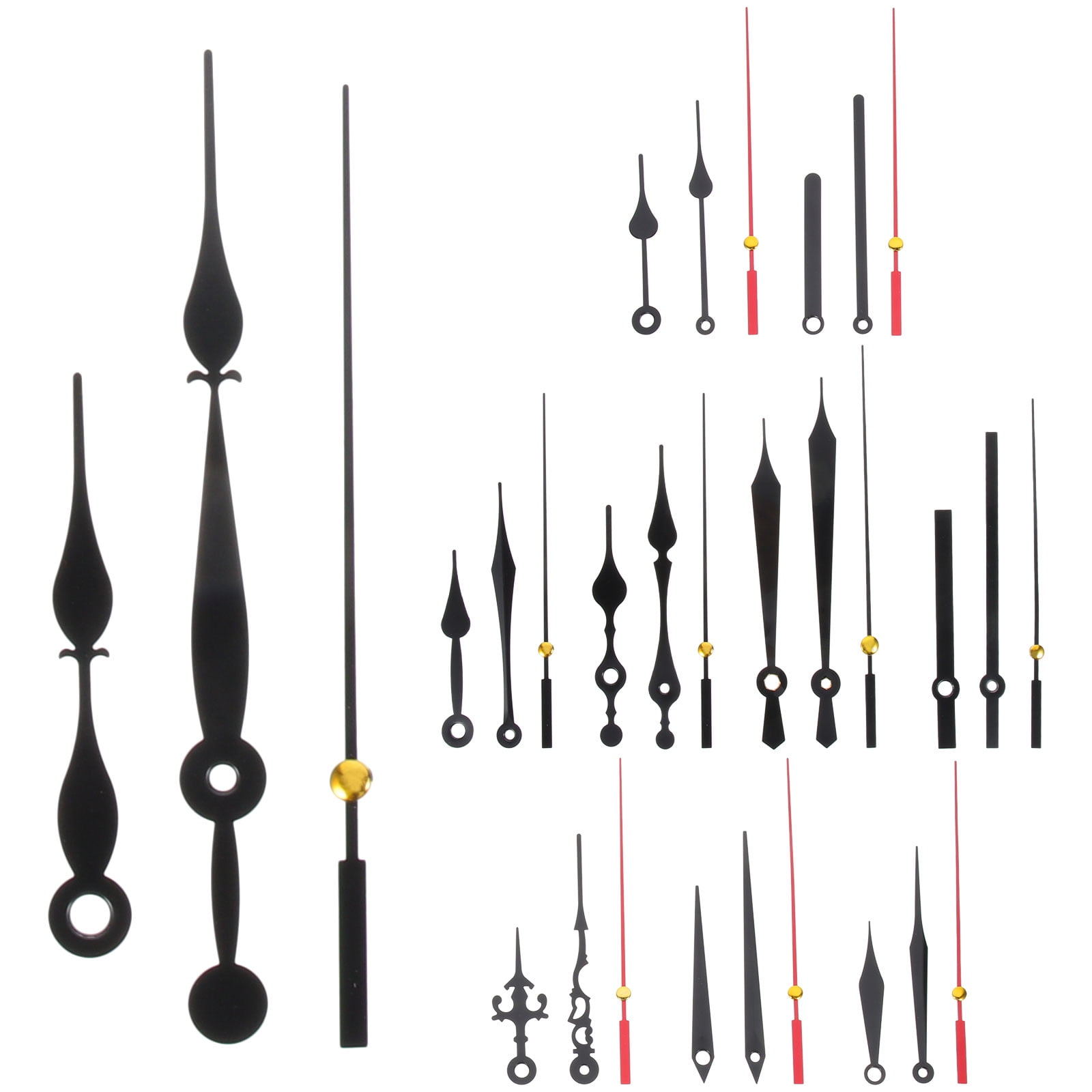 CIMAXIC Clock Mechanism Replacement Kit Wall Clock Parts Assorted Color ...