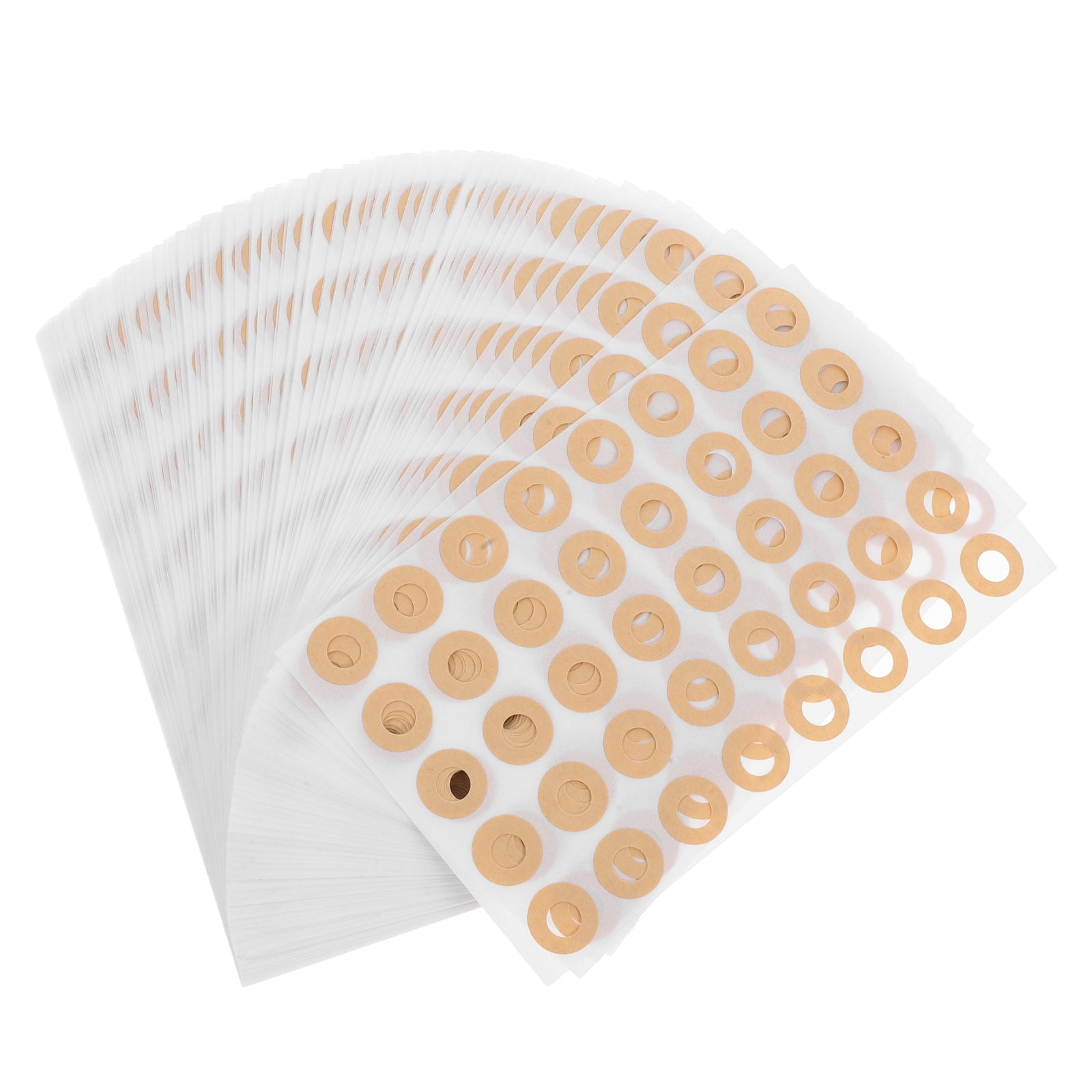 CIMAXIC Copper Coated Khaki Binder Hole Reinforcement, Self-Adhesive ...