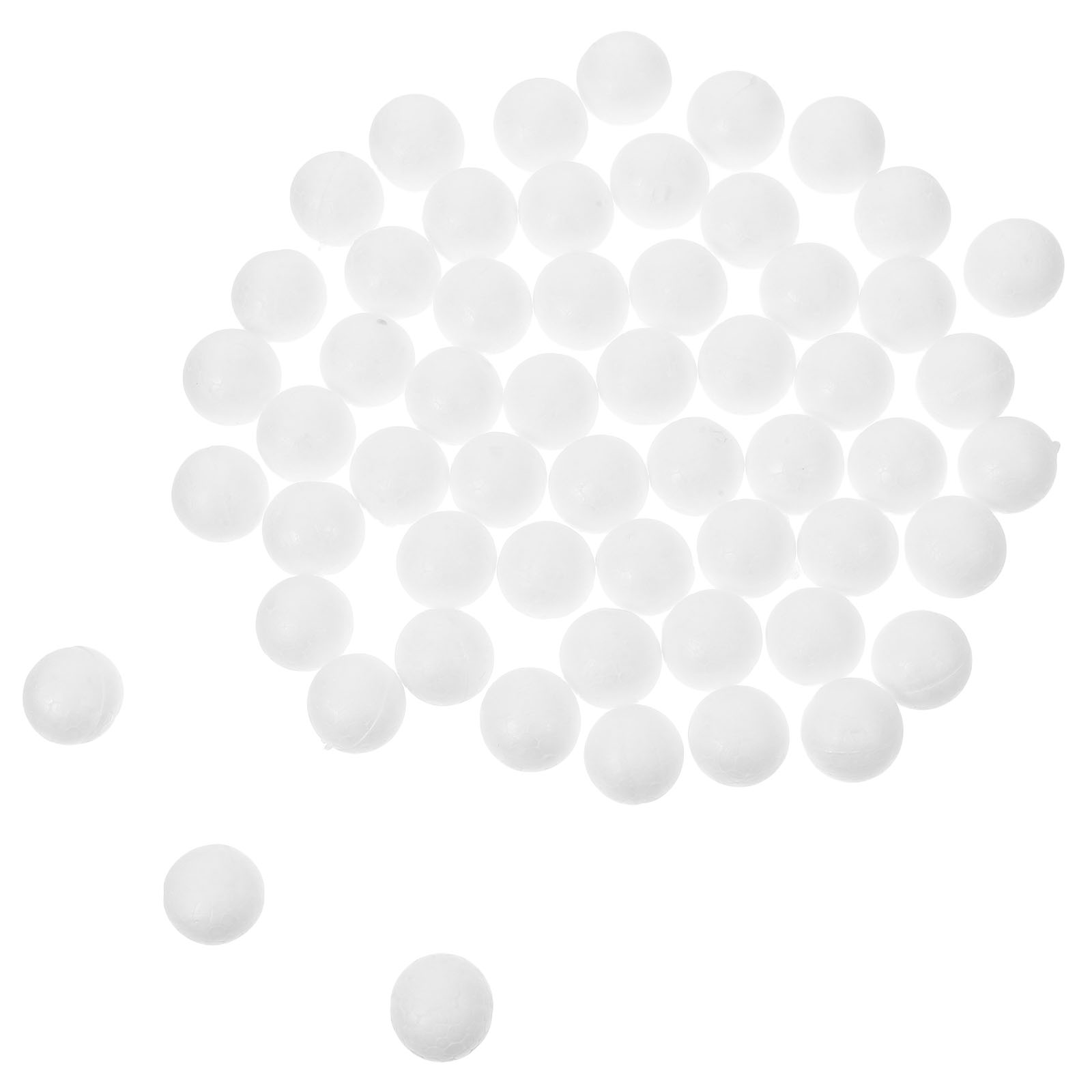 CIMAXIC 100pcs Foam Balls: White Blank Polystyrene Foam Balls - High ...