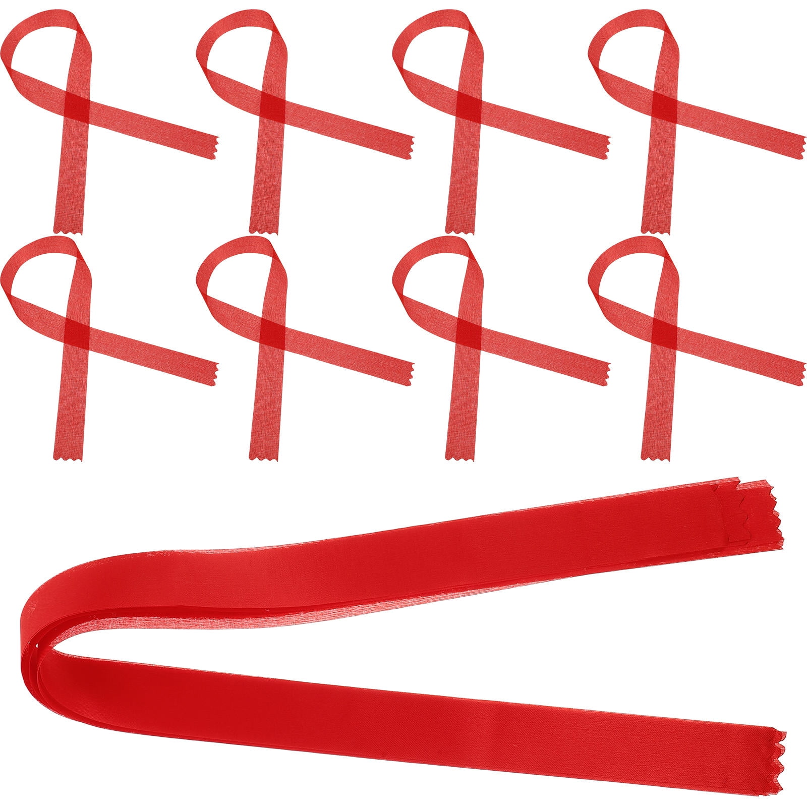 CIMAXIC 100pcs Wide Red Ribbon Satin For DIY Crafting Outdoor ...