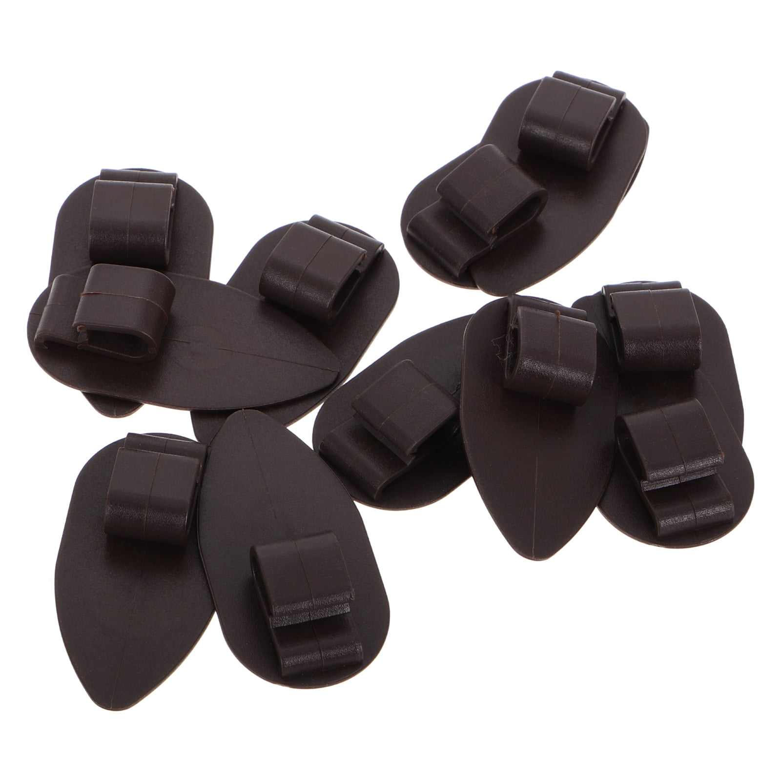 CIMAXIC 10Pcs Car Floor Mat Clips Universal Brown Plastic for Driving ...