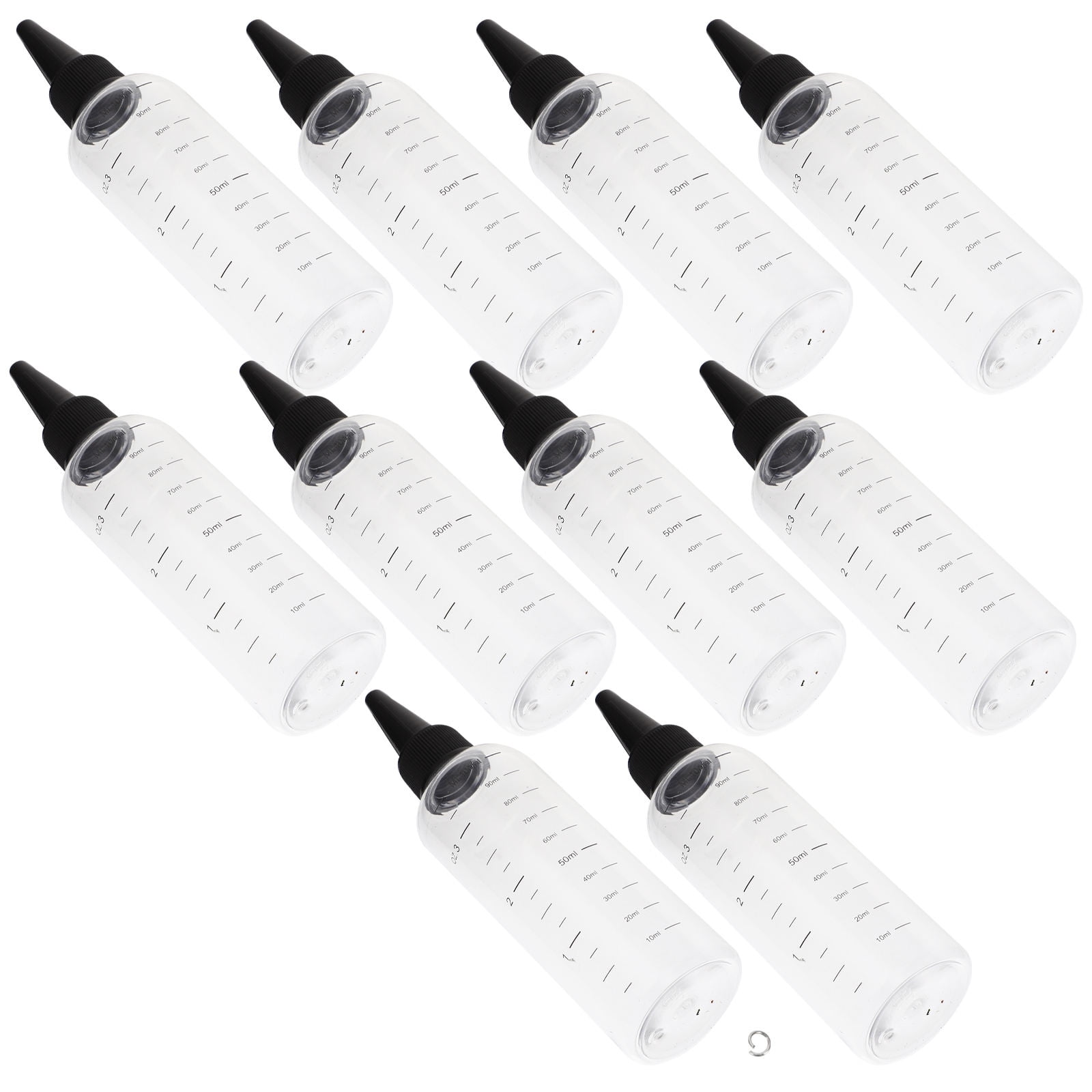 CIMAXIC 10Pcs Dropper Squeeze Bottles 100ML for Essential Oils Portable ...
