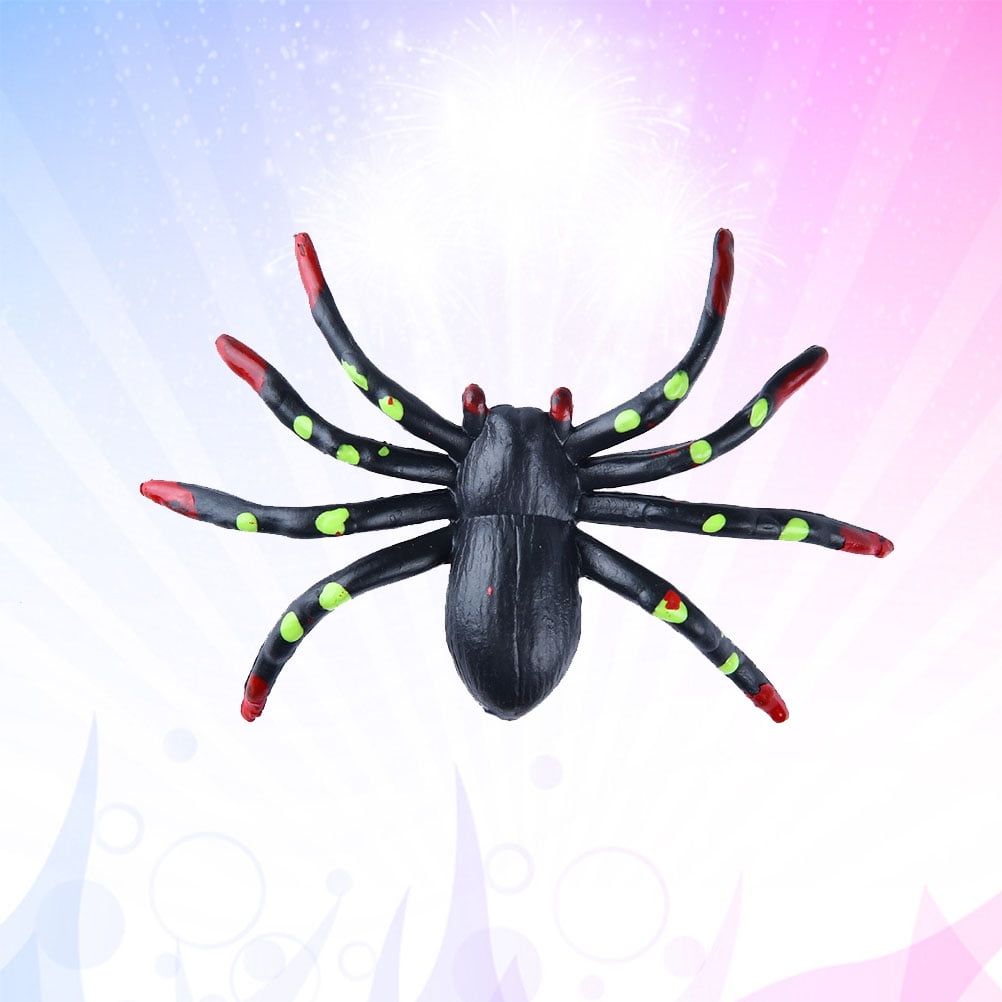 CIMAXIC Plastic Spiders Small Size Simulation Spider Toy Black 10PCS ...