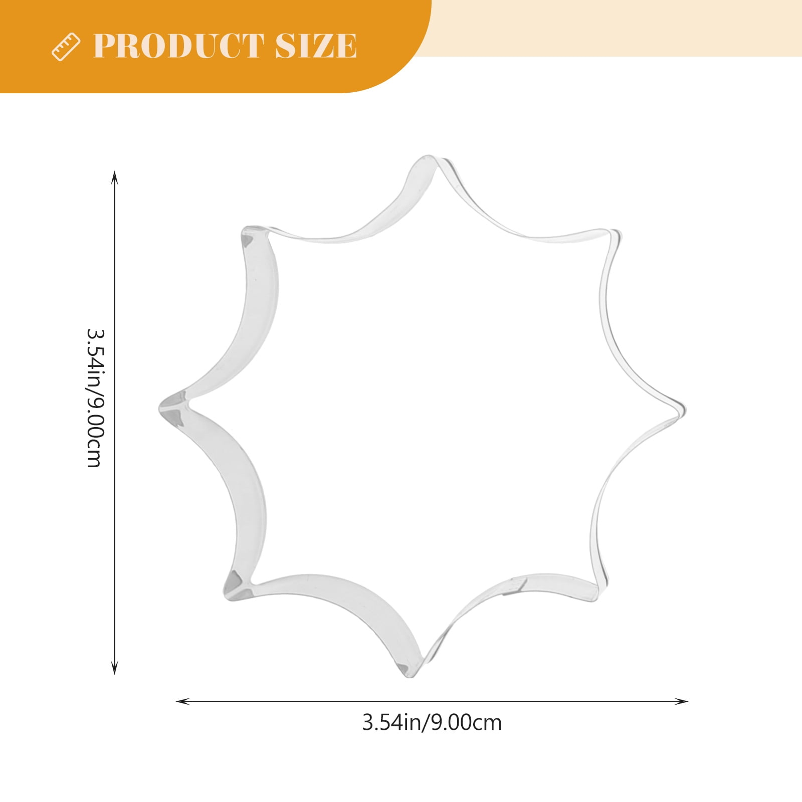 CIMAXIC Silver Cookie Decorating Tools 12Pcs 3.54X3.54X0.79in - Walmart.com