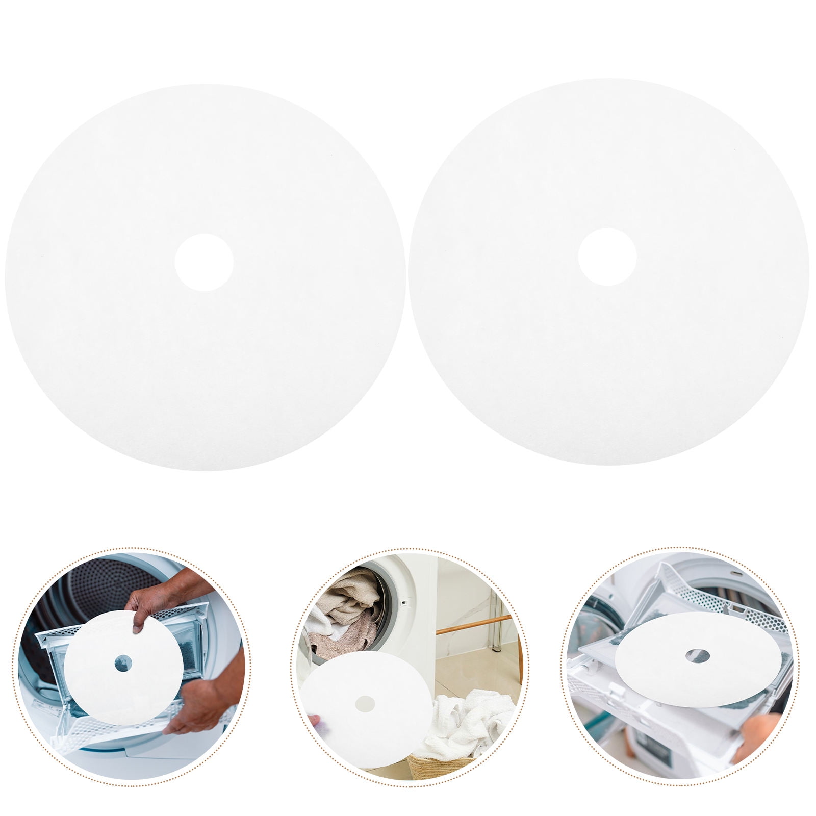 CIMAXIC 12pcs Dryer Filters Kit Light Grey Cotton Filters for Dryer ...