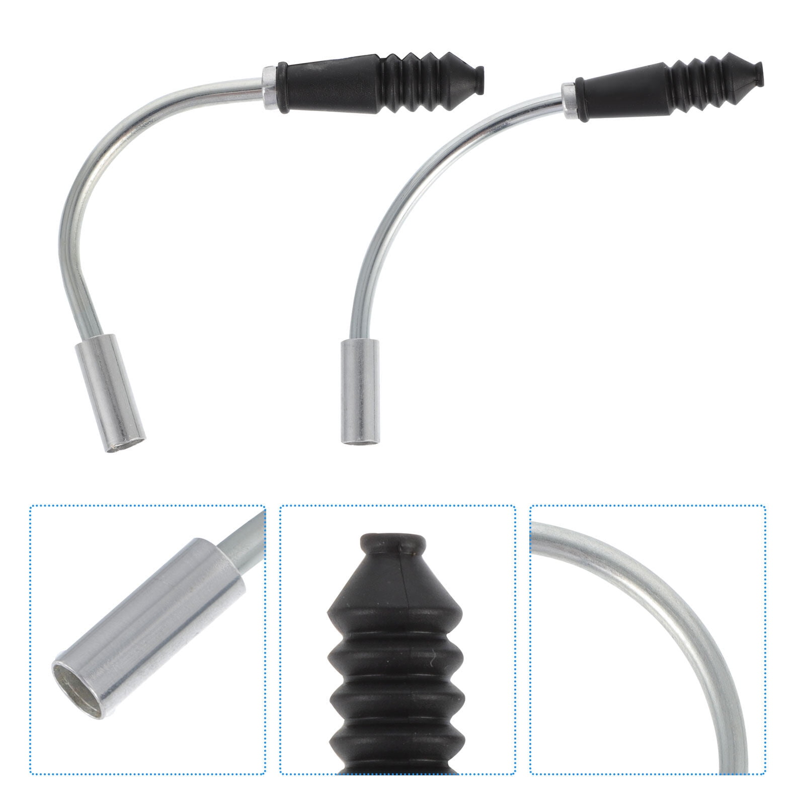 CIMAXIC 15 Sets V Bike Brake Noodle Cable with 90 Degree Shape for Anti ...