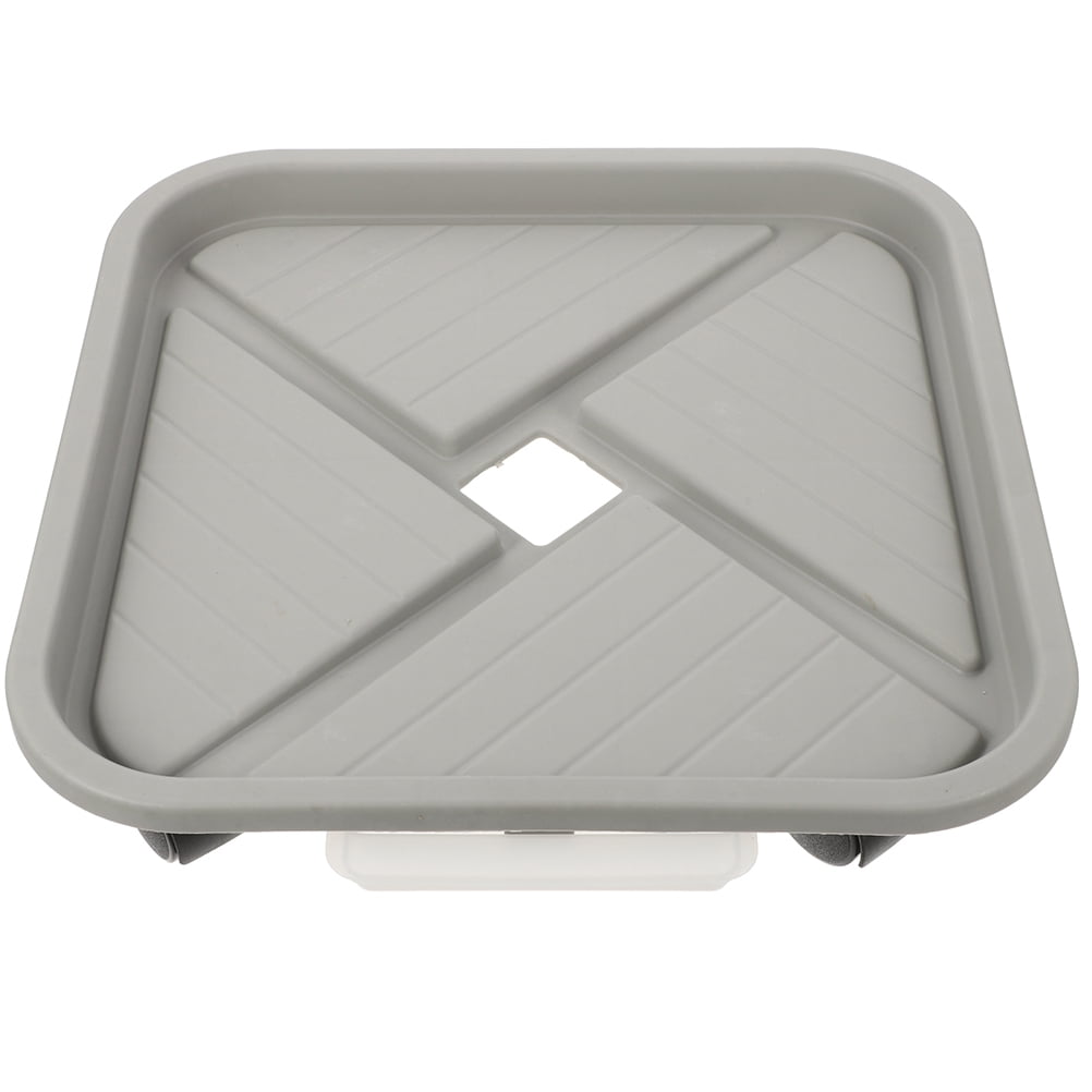 CIMAXIC 1Pack 11.5X11.5X3.3Inch Plant Stand With Wheels for Flower Pots ...