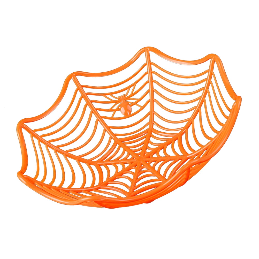 CIMAXIC 1Pack Fruit Bowl Candy Dishes Orange Plastic Round For Kids And ...