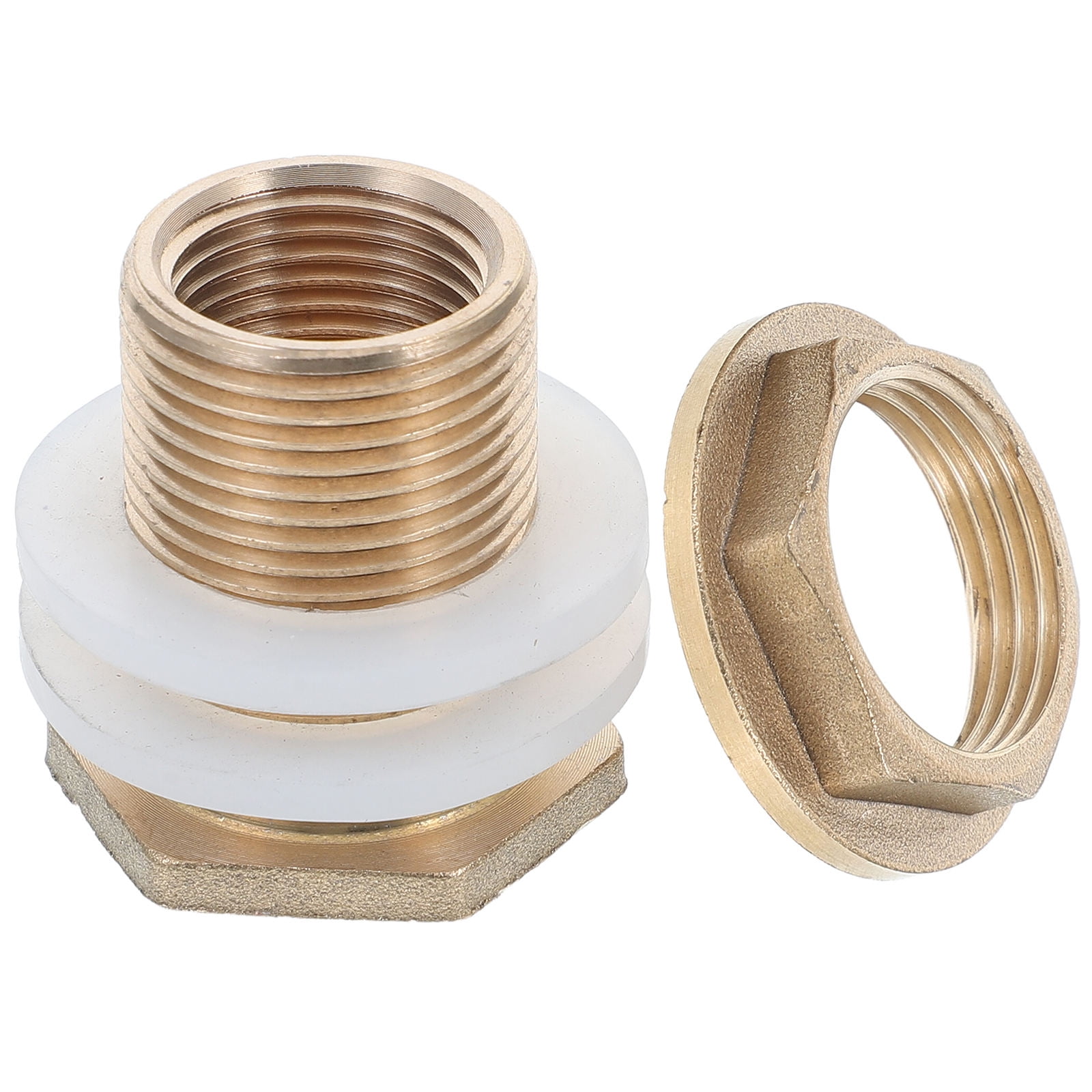 CIMAXIC 1Pack Golden Tank Connector for Fish Hose Pipe Adapter 4.0*3.5 ...