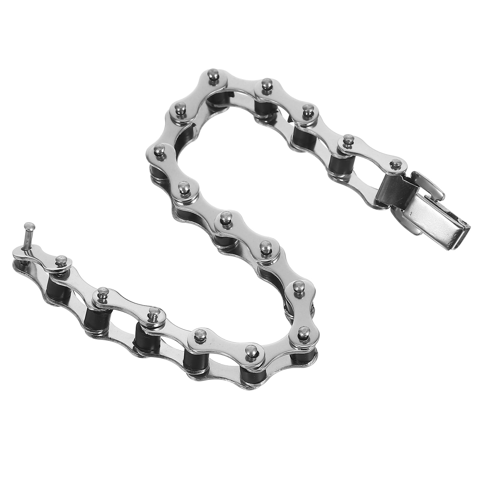 CIMAXIC 1Pack Mens Retro Bracelet Durable Non- Stainless Steel Bike ...