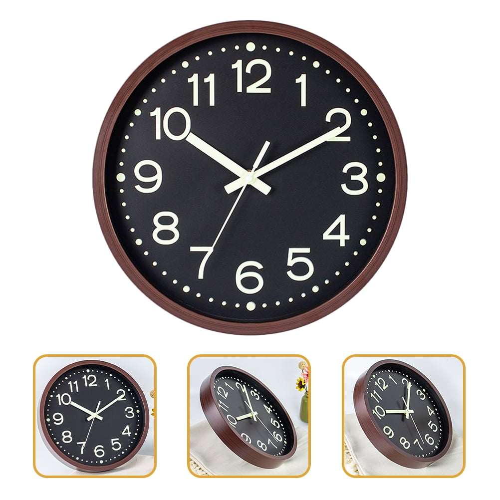 CIMAXIC Cimaxic 1Pcs Multi Colored Mute Clock for Bedroom with Easy ...