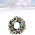 CIMAXIC 1Pack Rattan Wreath Ring Multi Color PVC Rattan Country Style ...