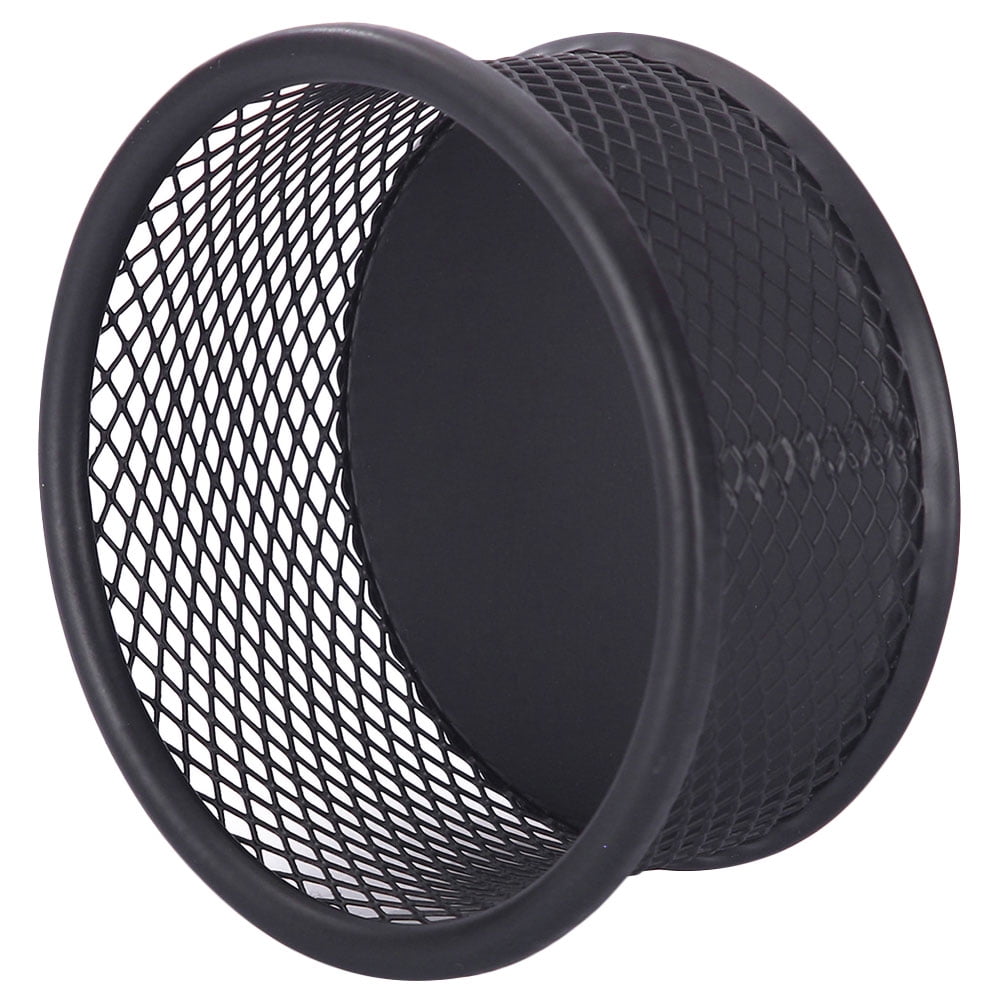 CIMAXIC Stationery Container Black Iron 1Pcs 3.5X3.5X1.6In - Walmart.com