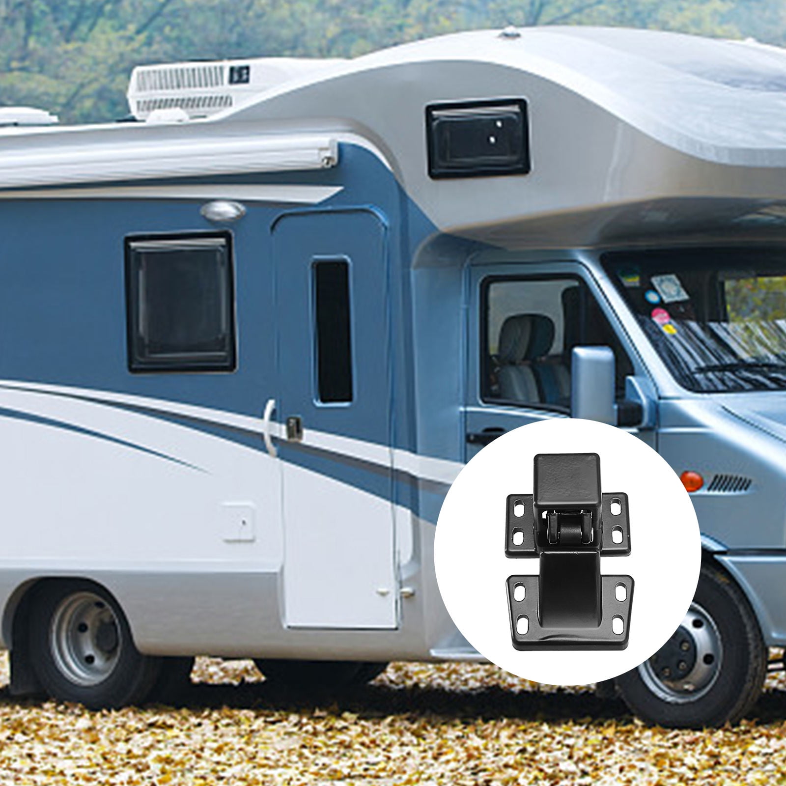 CIMAXIC 1Pcs Black Square Latch with Lock for Furniture and Rv ...