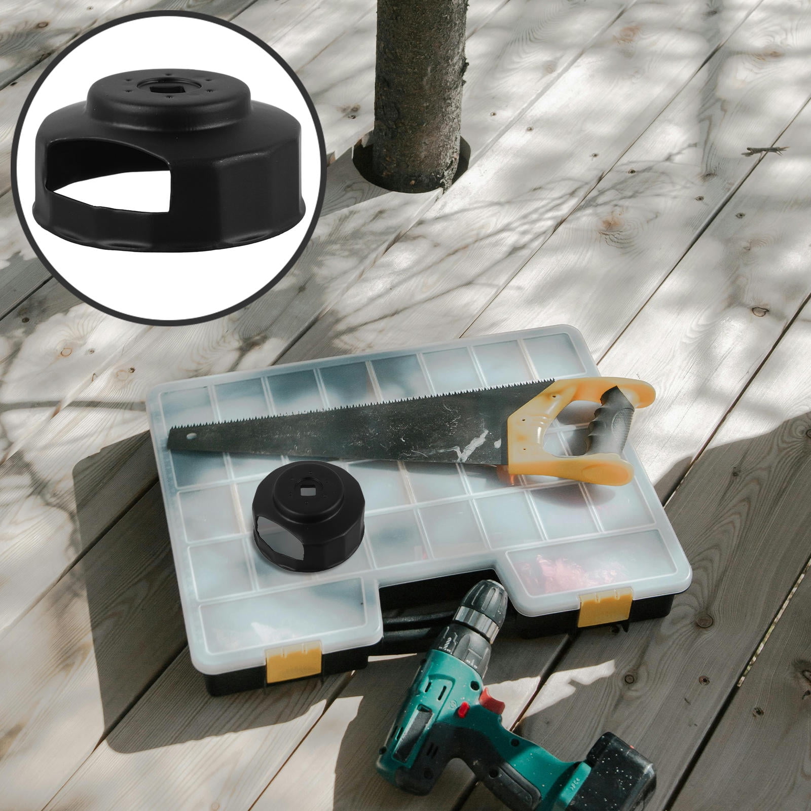 CIMAXIC 1Pcs Oil Filter Removal Tool Strap Wrench Shape Metal for ...