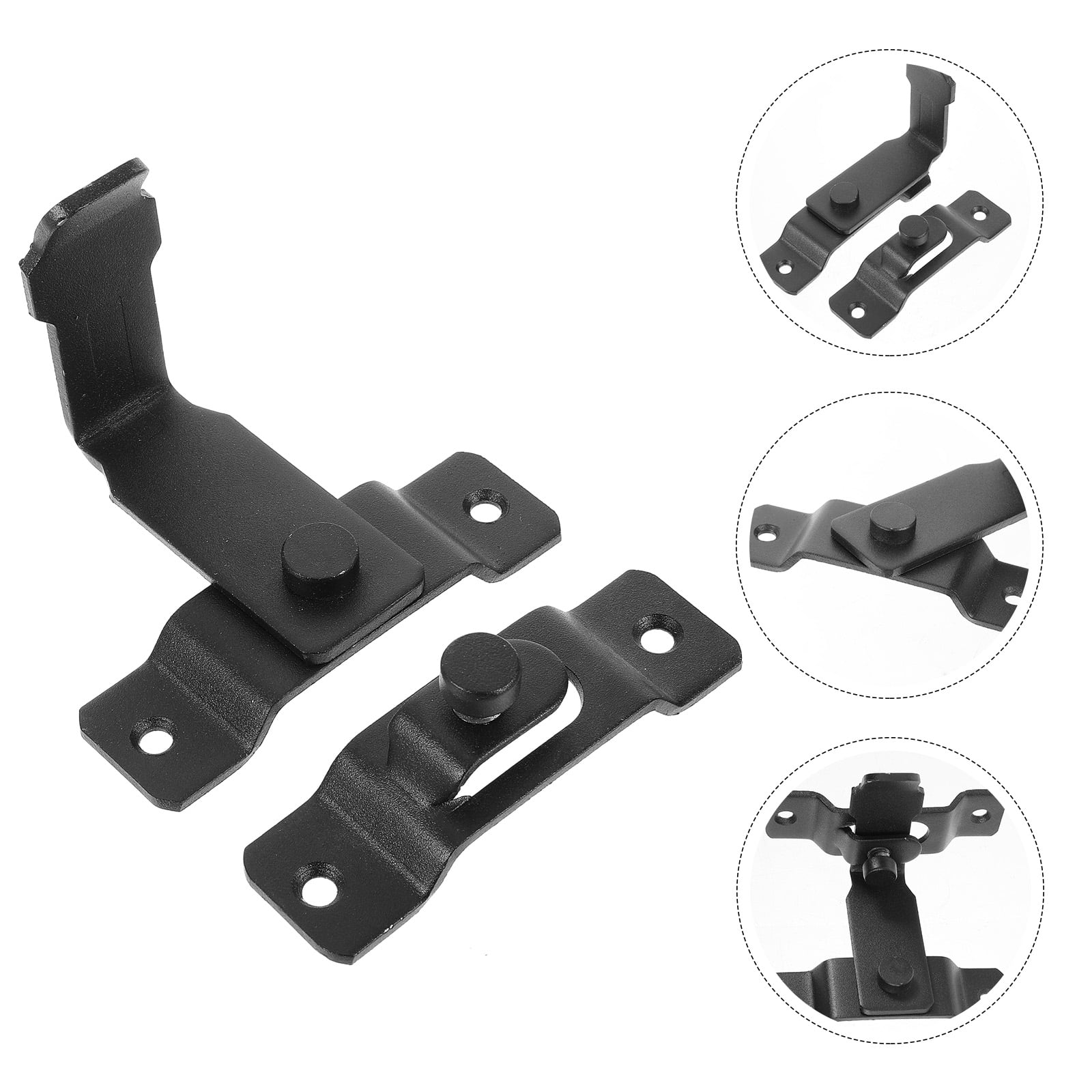 CIMAXIC 1Piece Security Barn Door Latches Hardware for Shed Doors 3 ...