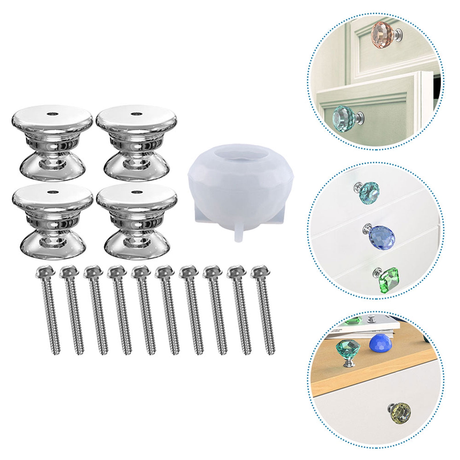 CIMAXIC 1Set Cabinet Handle Mold For Diy Craft And Resin Casting With ...