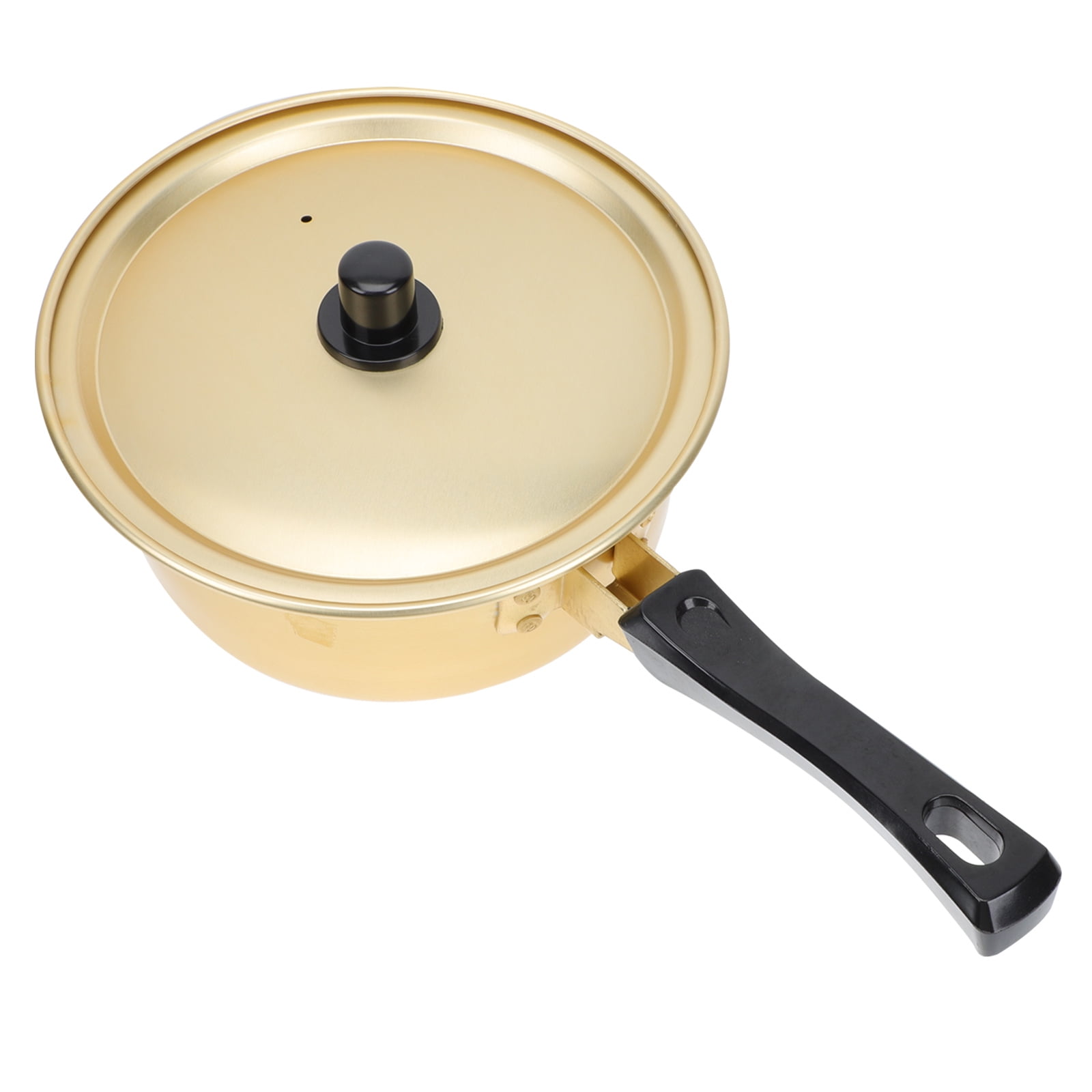 CIMAXIC 1Set Golden Round Noodle Pot For Korean Ramen Cooking With ...