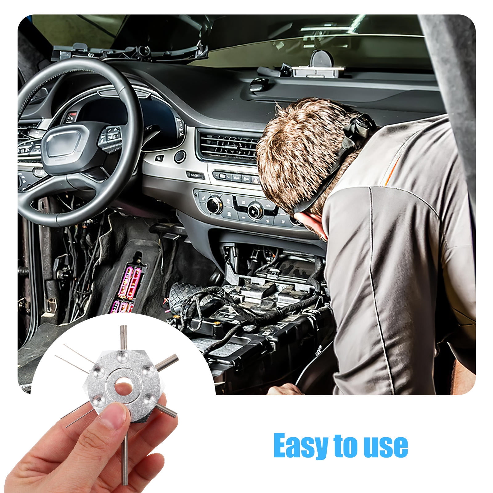 CIMAXIC 1Set Wire Connector Tool Kit Silver for Automotive Repair and ...