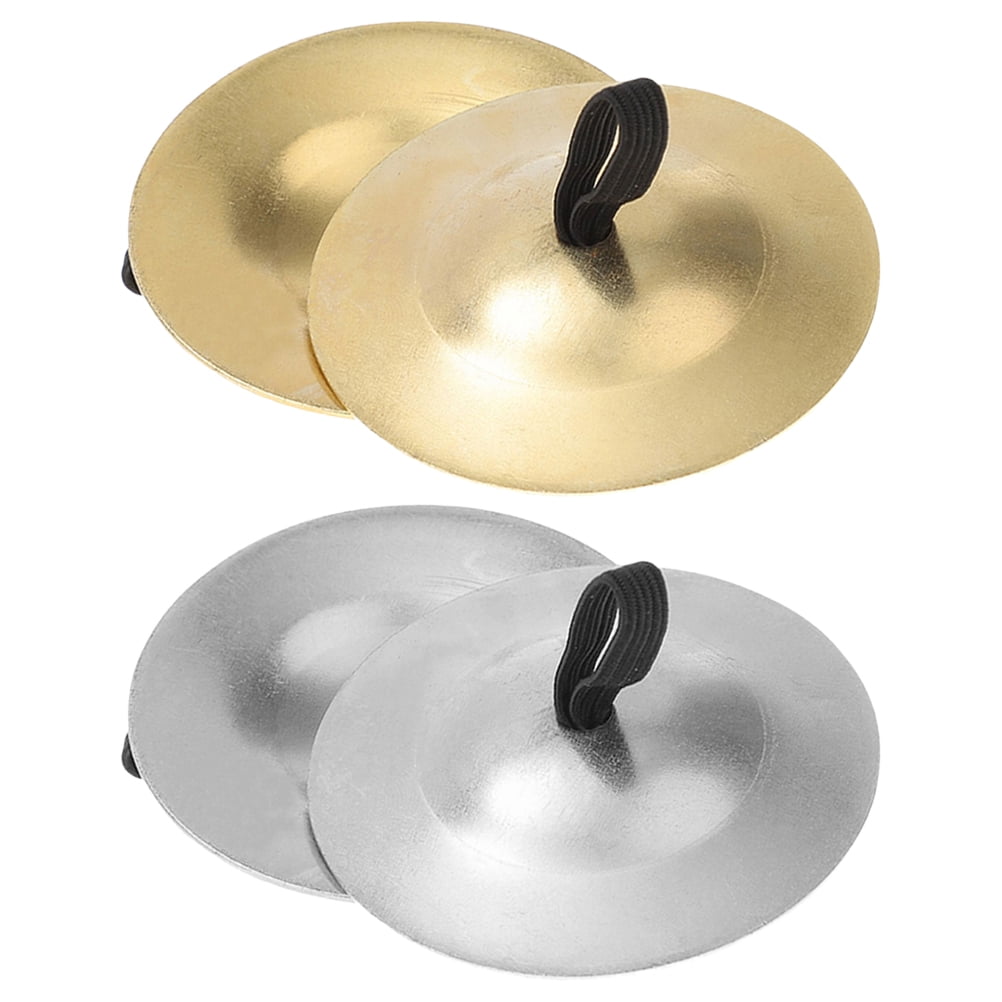 CIMAXIC 2 Pairs Finger Cymbal For Performance Rhythm Percussion Cymbals ...