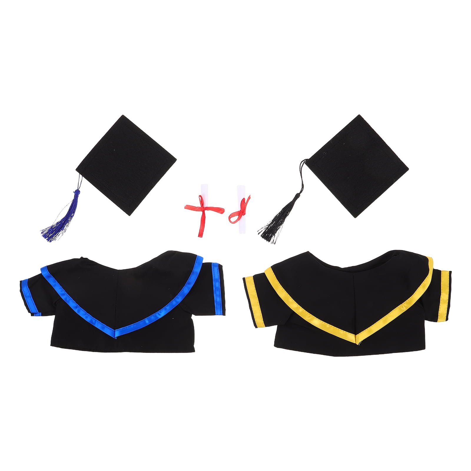 CIMAXIC Graduation Bear Hat and Collar Versatile Fit Cozy Feel 2Sets ...