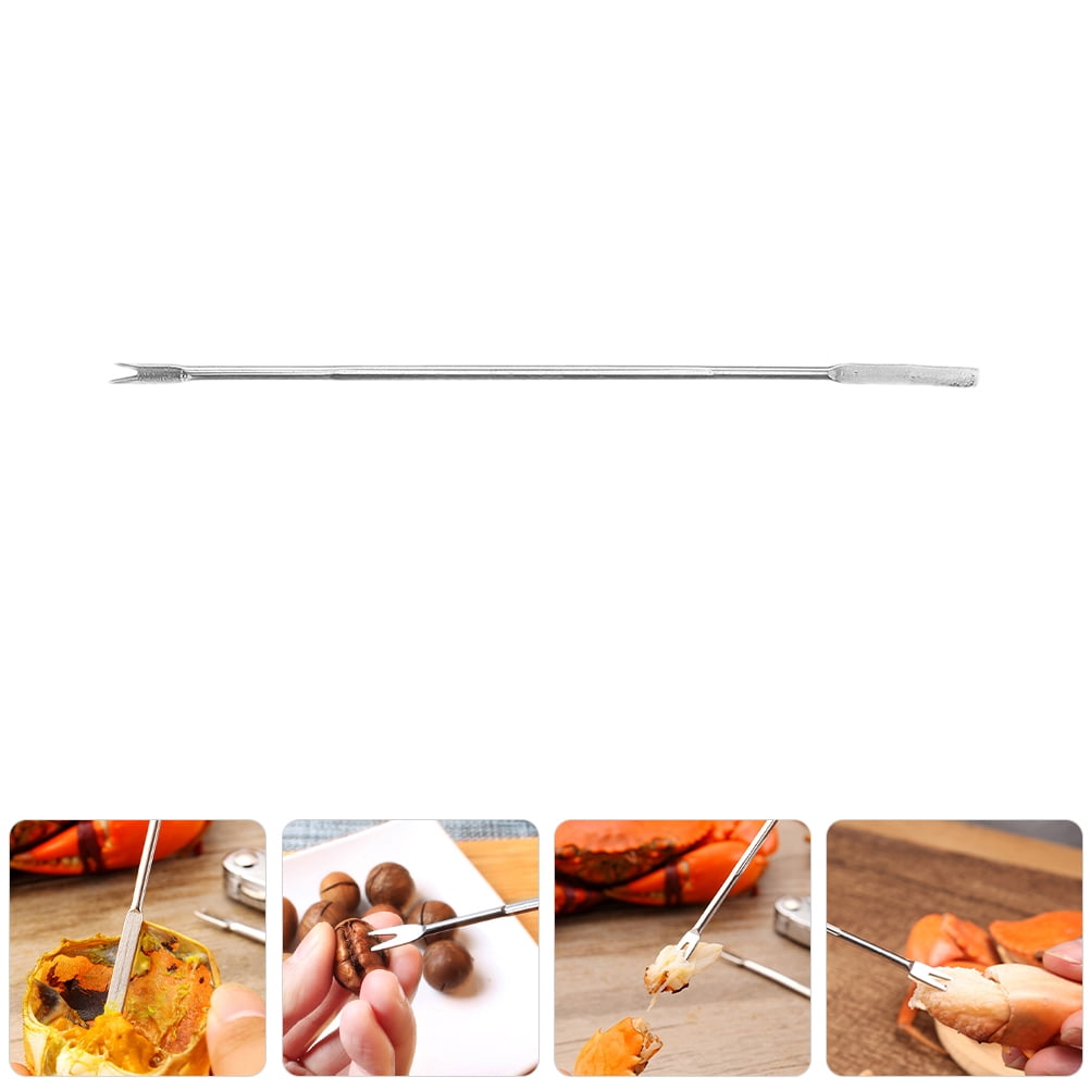 CIMAXIC 20pcs Crab Fork Stainless Steel Nut Picking Professional ...