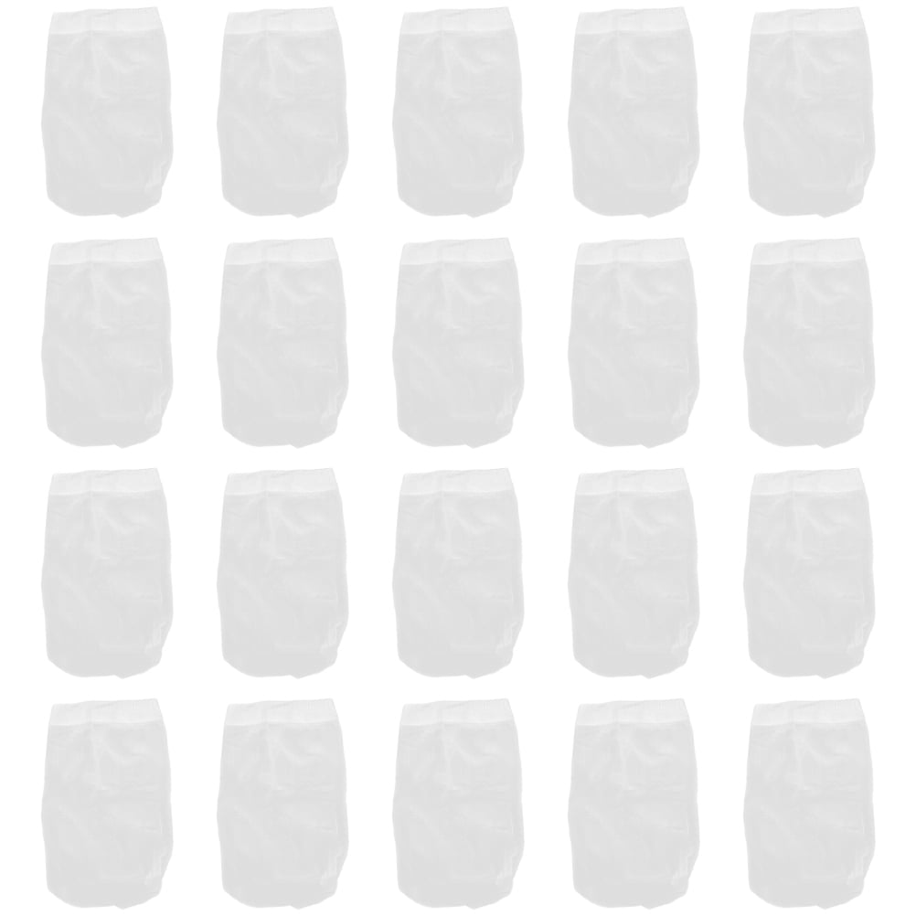 CIMAXIC 20Set Swimming Pool Strainer Socks White Nylon for Surface ...