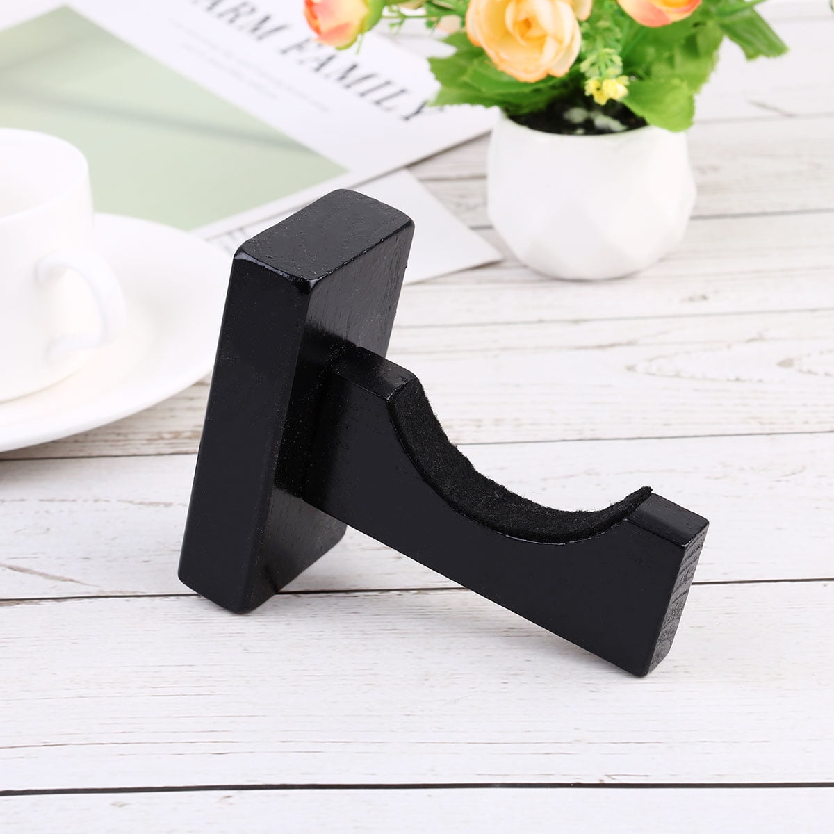 CIMAXIC 2Pack Baseball Bat Hangers Wall Mount Durable Wood Construction ...