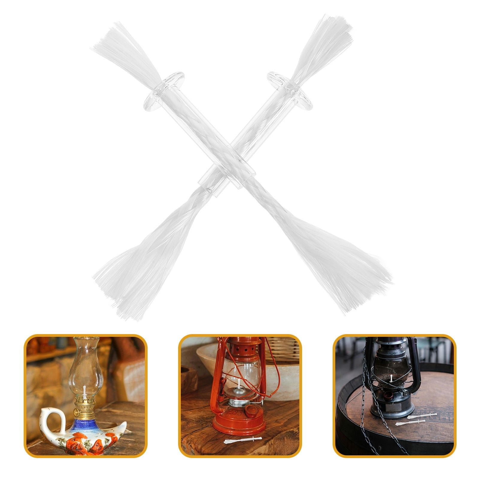 CIMAXIC 2Pack Cotton Wicks Multi Color Efficient Burning For Campers ...