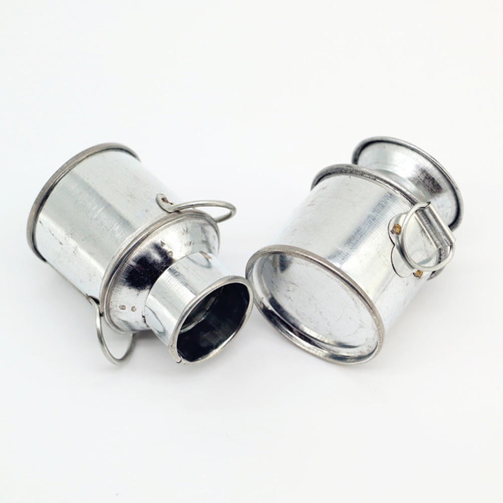 CIMAXIC 2Pcs Mini Metal Bucket Design for Realistic Appearance and ...