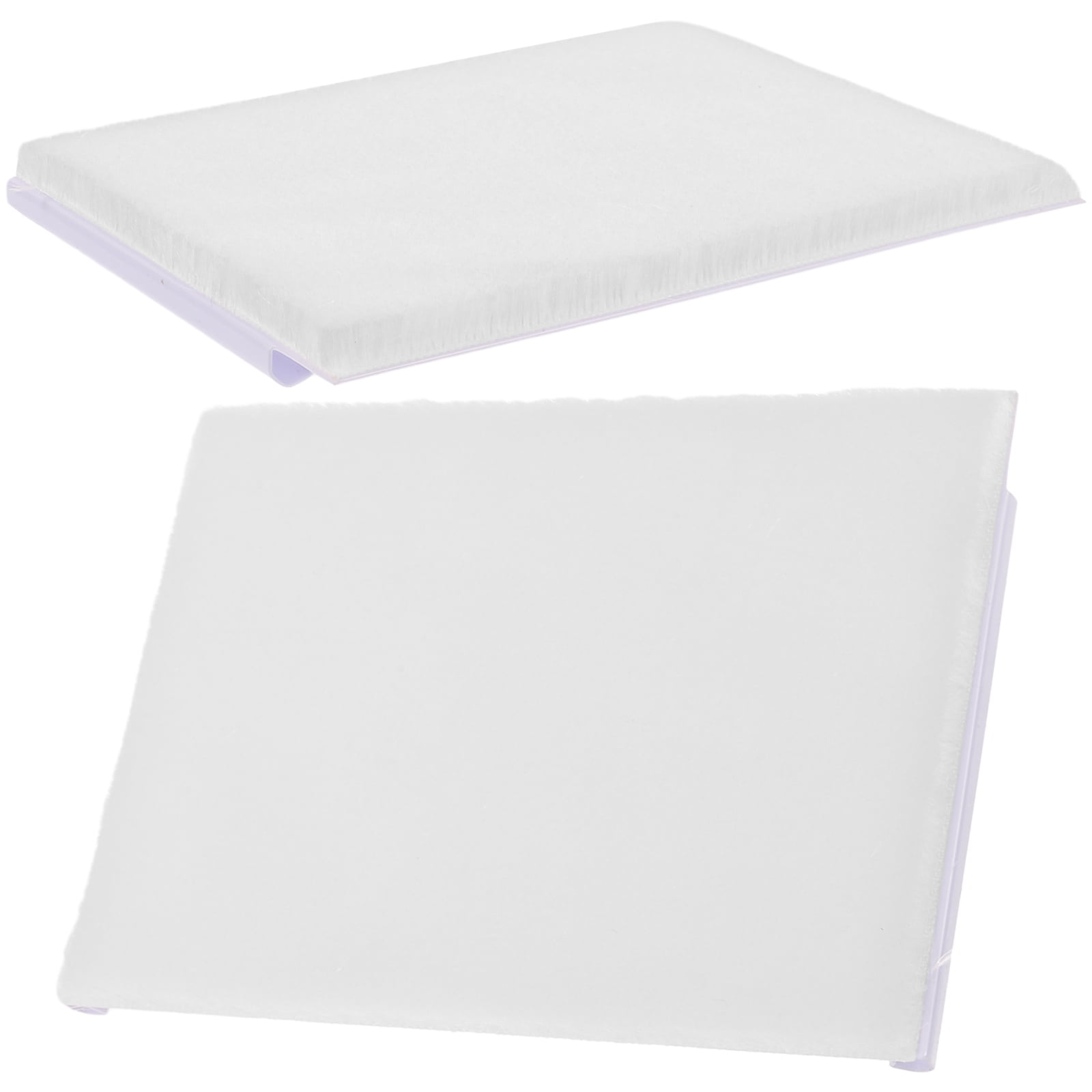 CIMAXIC 2Pcs Paint Edger Pad Refills White Fiber Pads for Deck Stain ...