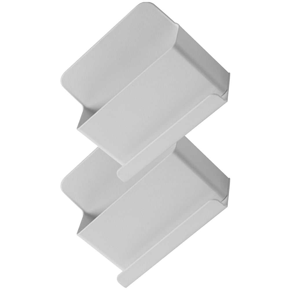 CIMAXIC 2Set Wall Mounted Remote Control Storage Box Light Grey 12X9 ...