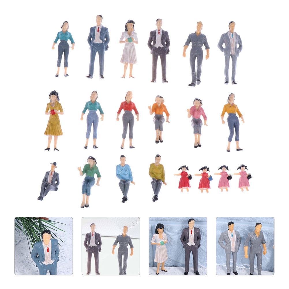 CIMAXIC Hand-Painted Plastic Figure Models for Architectural Layouts ...