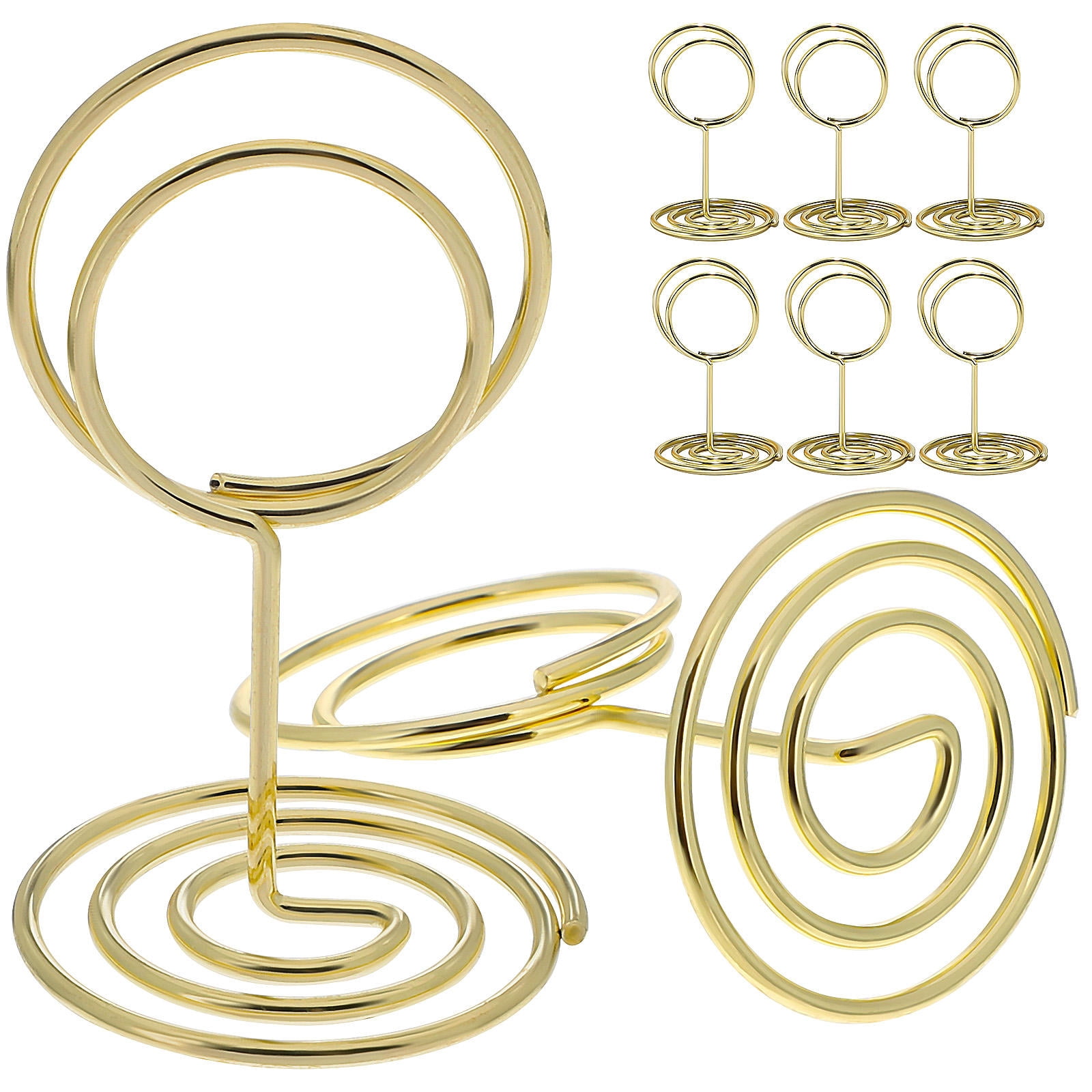 CIMAXIC Place Cards Clips Electroplating Golden 30 Pcs Elegant Design ...