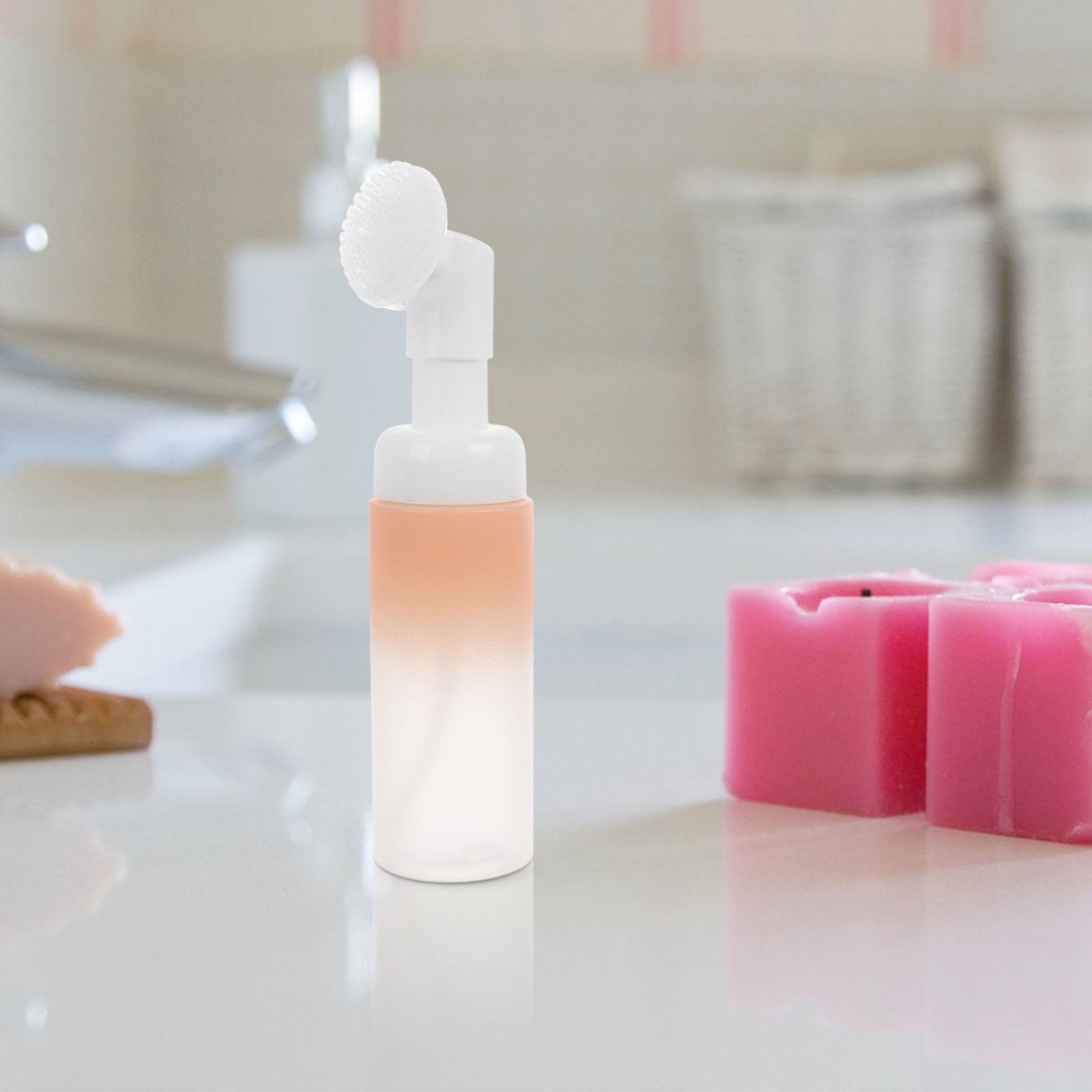 CIMAXIC Traveling Use Shampoo Bottles Pink 1 Set 5.9x1.4x1.4in ...