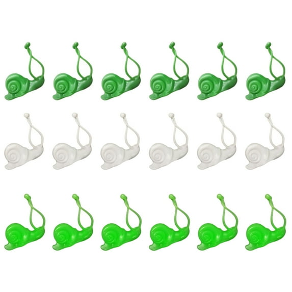 CIMAXIC 30pcs Plant Climbing Wall Fixture Clips Plastic Green Gardening ...