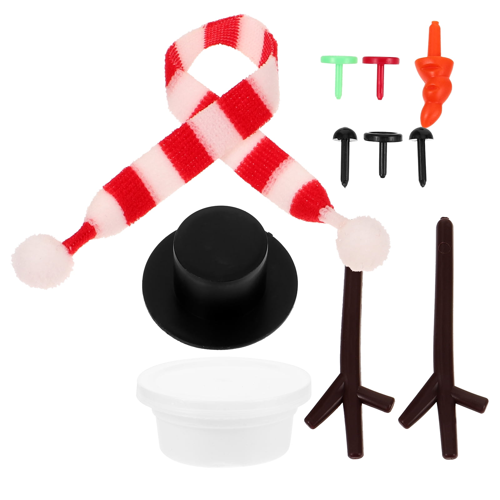 CIMAXIC 3Pack Miniature Snowman Modeling Clay Set Diy Decoration Kit ...