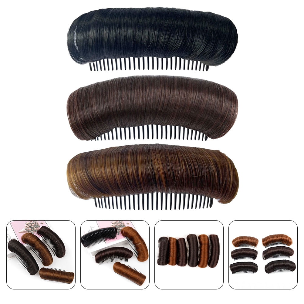 CIMAXIC 3Pcs Hair Padding Clip Assorted Colors Comfortable Volume Bump ...