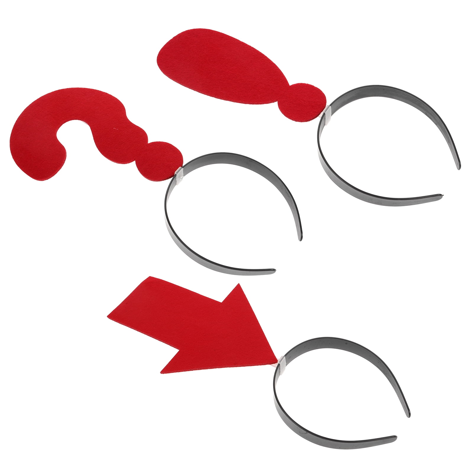 CIMAXIC 3-Pack Red Arrow Headbands Lightweight Comfortable Hair Hoops ...