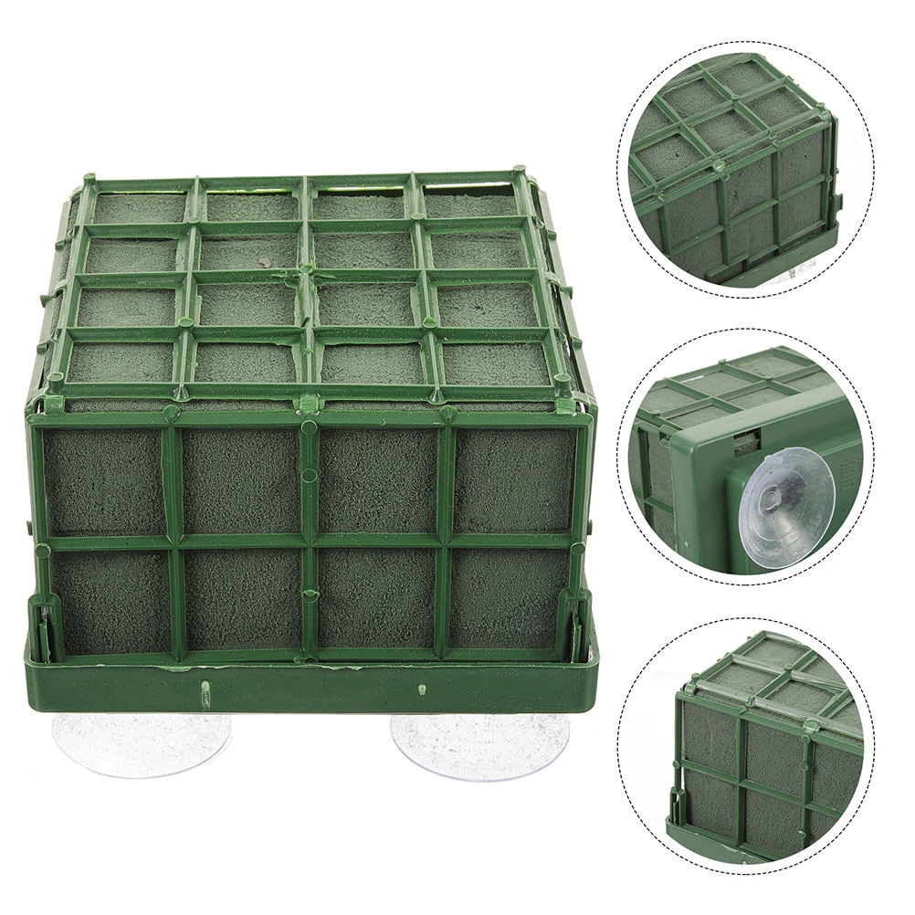 CIMAXIC Flower Arrangement Foam Cages Green 4Pcs 11.8X11.8X3.5In ...