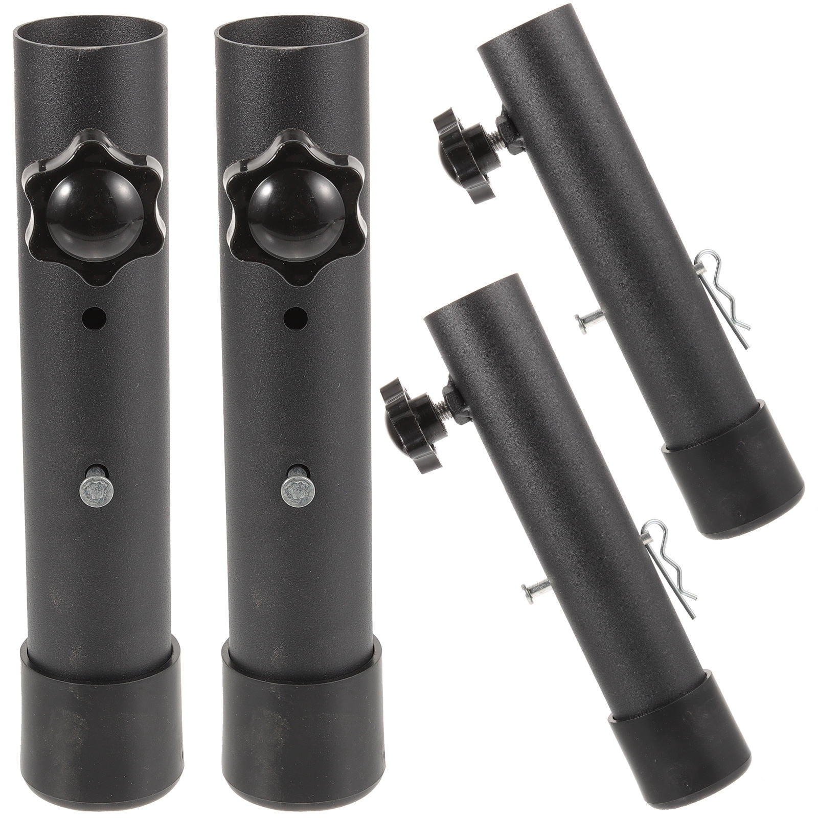 CIMAXIC Table Leg Risers Black Rubber Feet 4Pcs 7.9In - Walmart.com