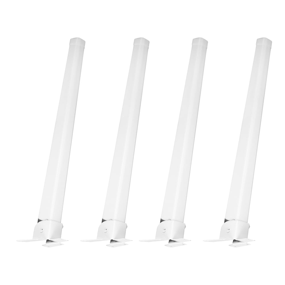 CIMAXIC 4Pcs Leg Extenders For Furniture Iron Adjustable Legs White ...