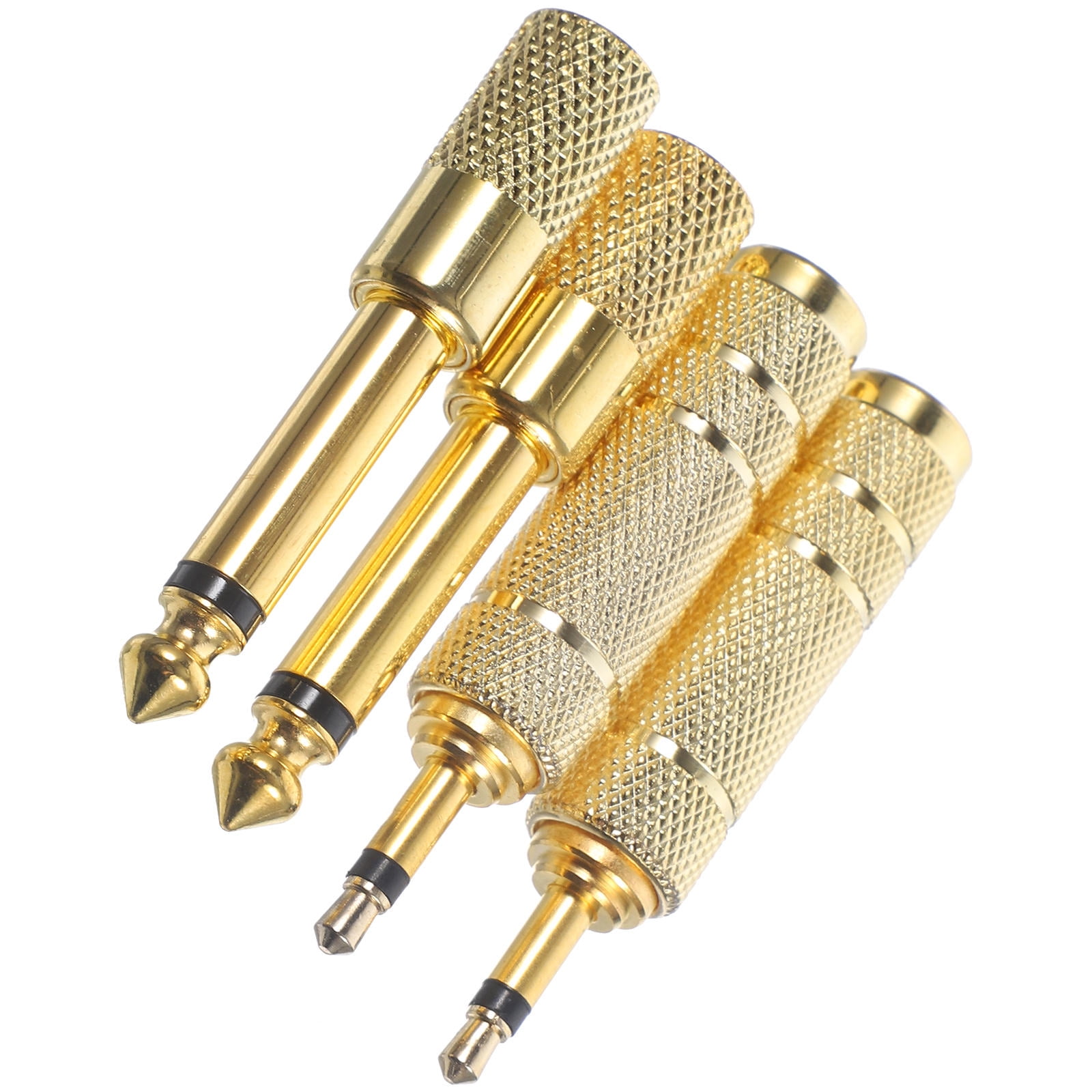 CIMAXIC Guitar Amp Headphones Adapter Headphone Adapters Golden Metal ...