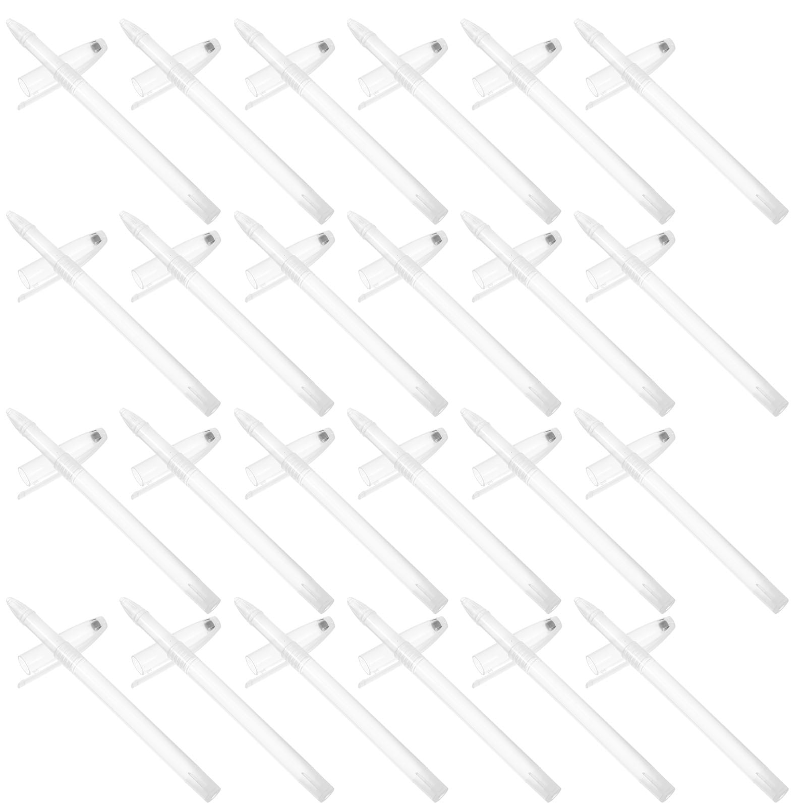 CIMAXIC 50Pack Smooth Writing Gel Pen Tubes Transparent Plastic For ...